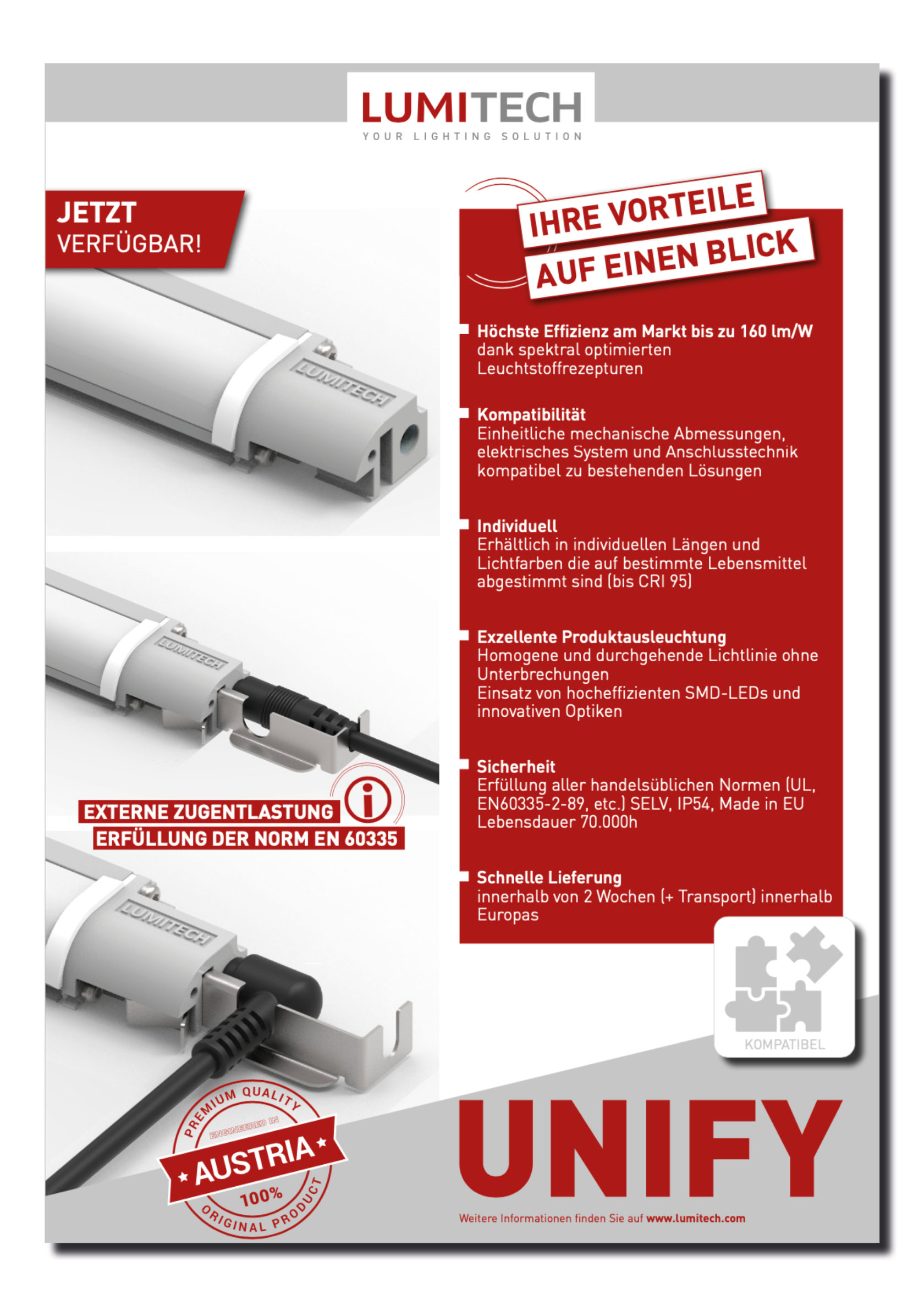 Lichtlösungen für Kühlmöbel und Ladenbau - Lumitech : Lumitech